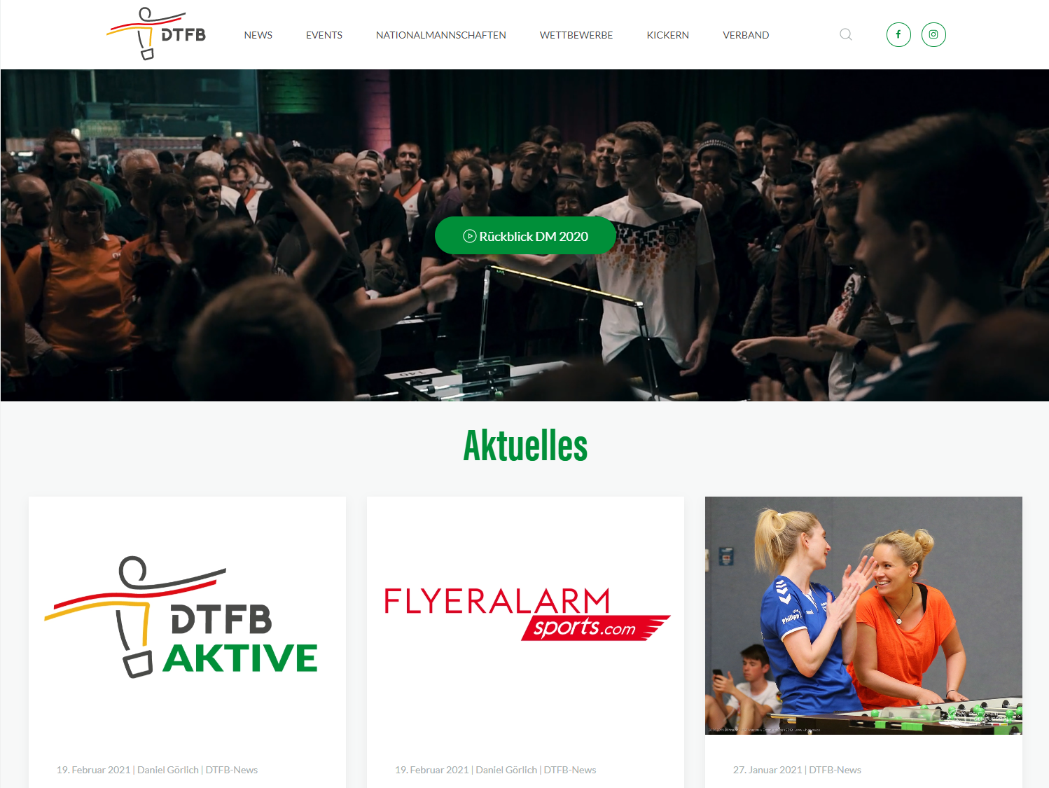 Die neue DTFB Webseite ist online – DTFB.de